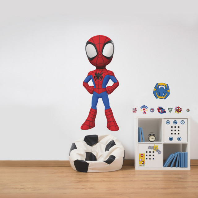 Spidey and His Amazing Friends Peel and Stick Giant Wall Decals ...
