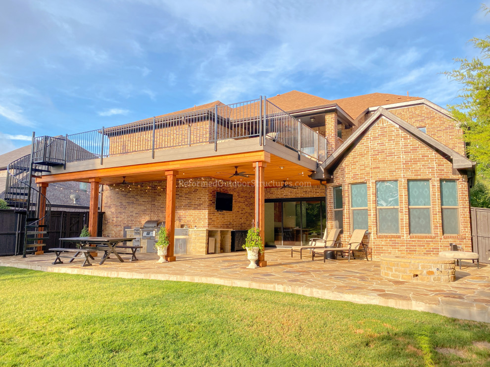 Riser's Outdoor Living Space - Contemporary - Balcony - Dallas - by ...