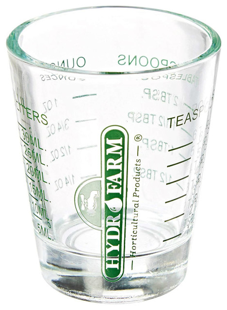 Hydrofarm® HGMMSG Mini Measure Shot Glass - Contemporary - Measuring ...