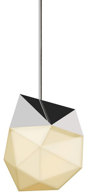 Sonneman Facets 1 Light Small LED Pendant, Polished Chrome - 3001-01 ...