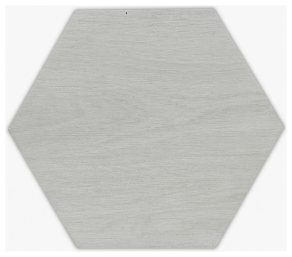 Atlas Blanco Matte 10" Hexagon Porcelain Tile - Modern - Wall And Floor ...