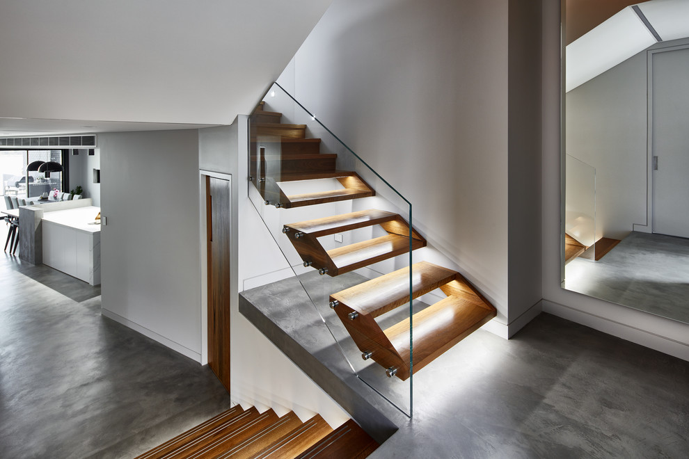 Custom Waterfront Home - Contemporary - Staircase - Sydney - by Aspire ...