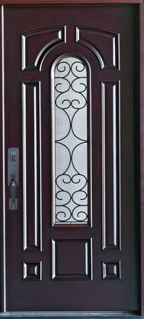 Forever Doors, Exterior Front Entry Composite Door AR09W-SG, 36"x80 ...