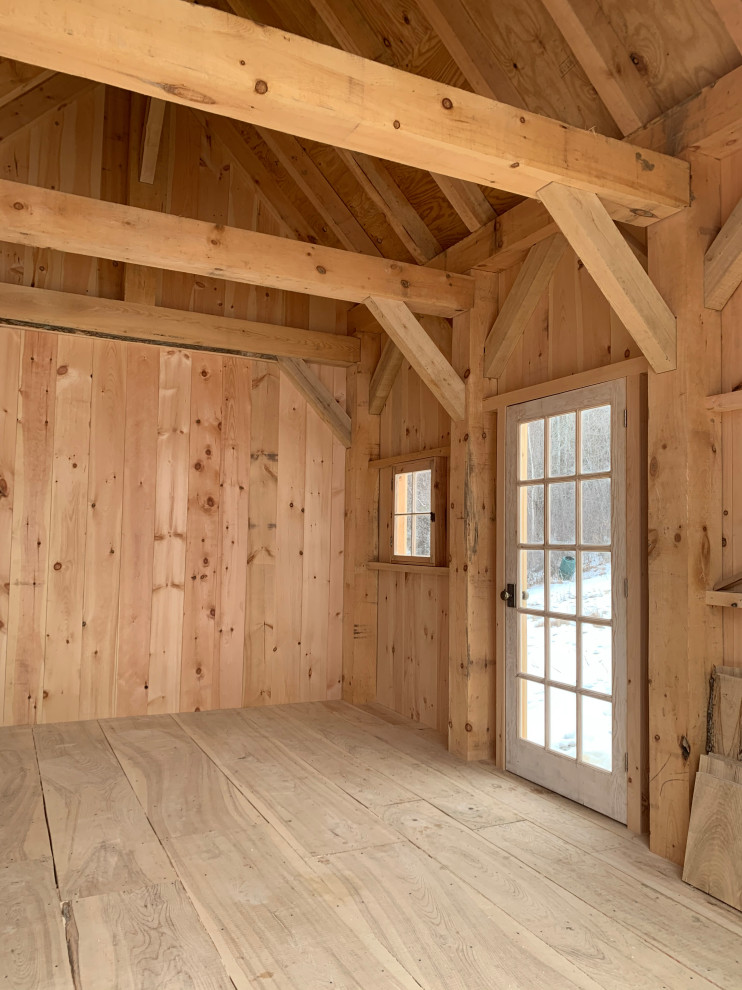 Custom Timber Frame Shed/Sugar Shack - Rustic - Burlington - by White ...