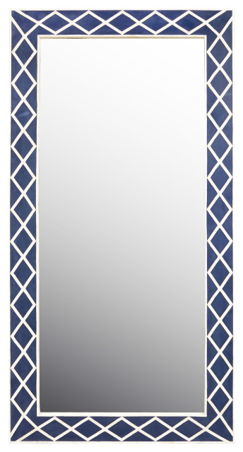 Navy Blue Floor Mirror - Floor Mirrors - by Pulaski Furniture | Houzz