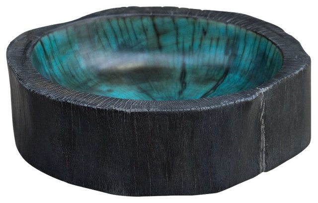 Uttermost Kona Modern Wood Bowl - Contemporary - Decorative Bowls - by ...