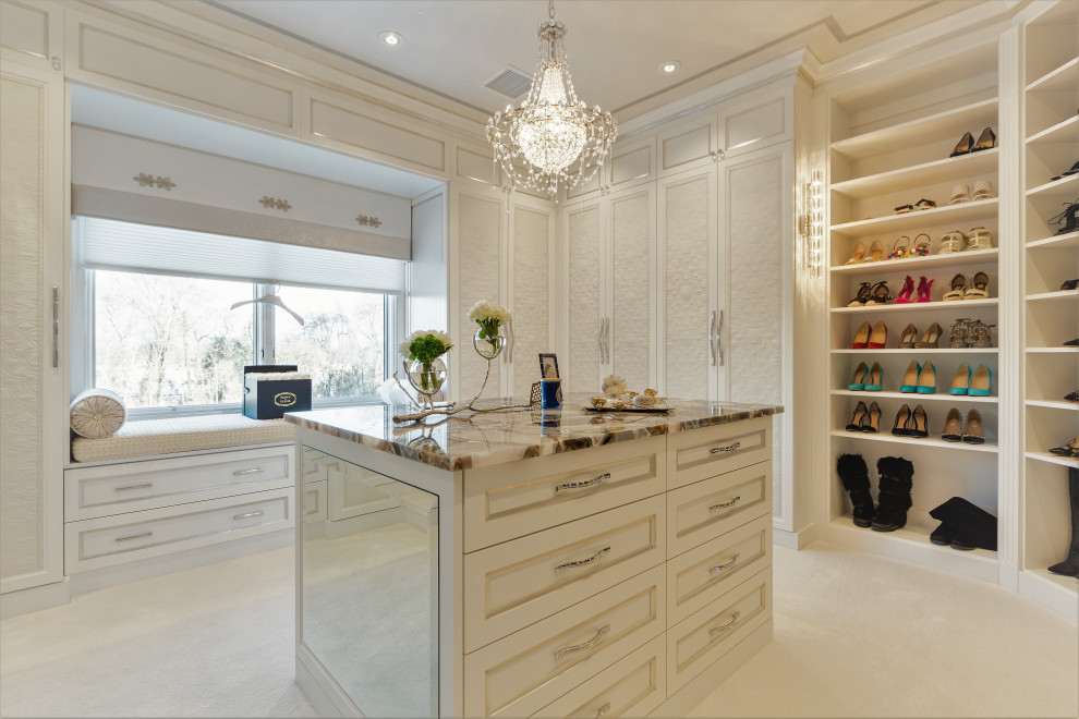 Elegant Custom Walk-in Closet - Traditional - Wardrobe - New York - by ...