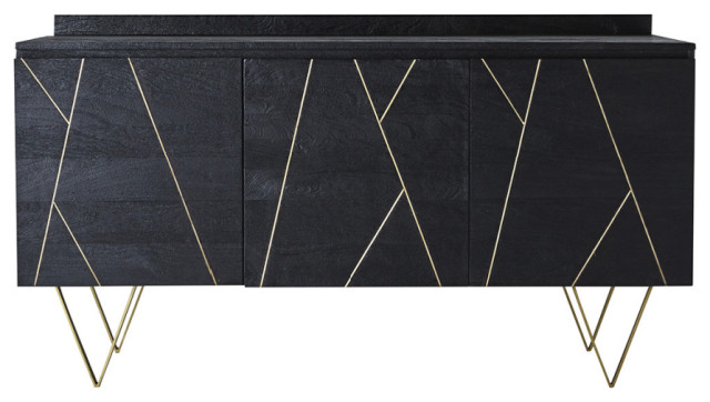 Solid Mango Vanity Cabinet, Tikamoon Liv 155 - Midcentury - Bathroom ...