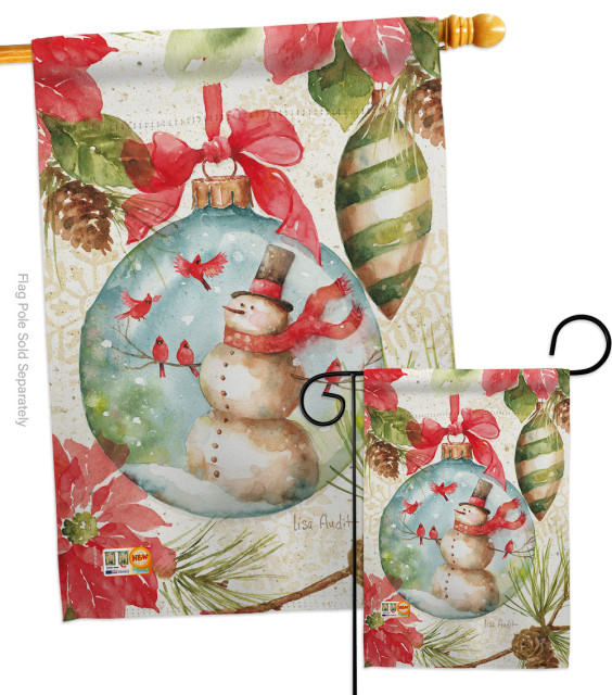 Woodland Holiday Winter Winter Wonderland Flags Set, 28" X 40" X 0.1 ...