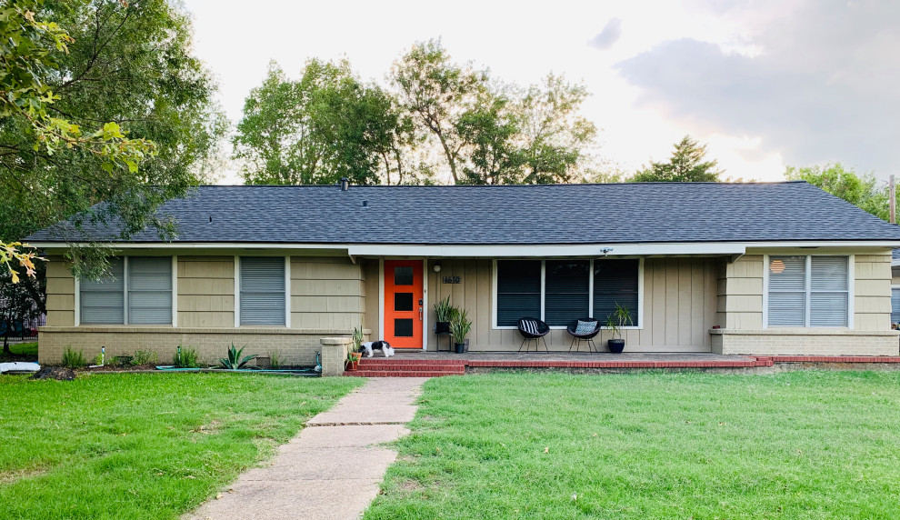 1950's Texas Ranch Style House - Exterior Paint Ideas