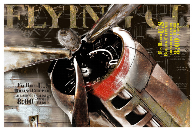 Flight Wall Decor - Industrial - Paintings - by HedgeApple | Houzz