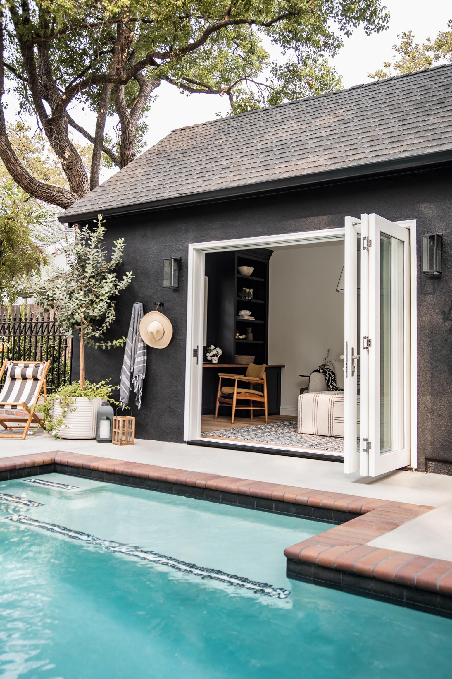 Small Simple Pool House