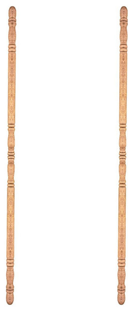 Light Hardwood Corner Guard Unfinished 1" Dia Pack of 2 Renovators ...