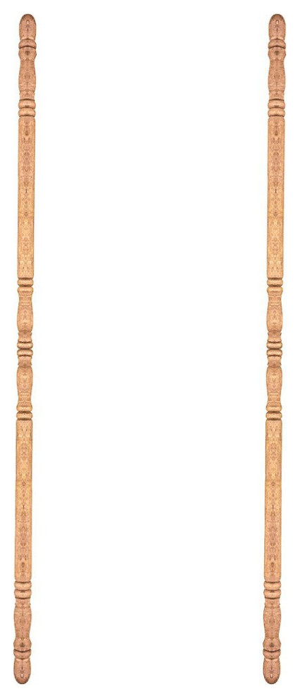 Light Hardwood Corner Guard Unfinished 1" Dia Pack of 2 Renovators ...