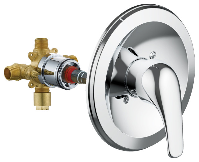 Design House 594895 Middleton II Pressure Balanced Valve Trim - Tub And ...