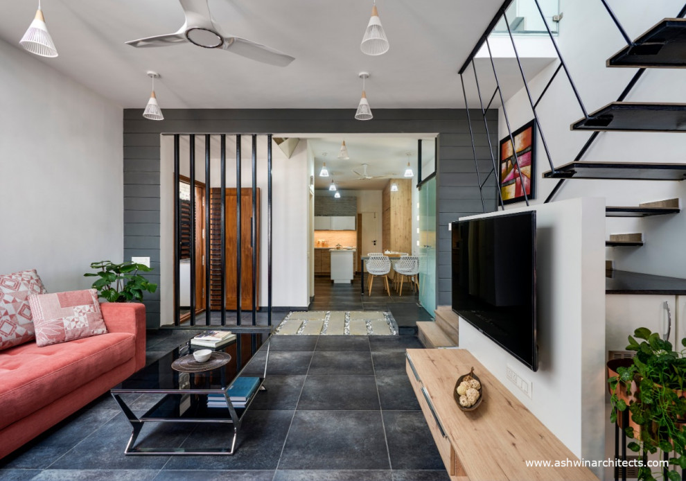 VARDHAMAN RESIDENCE - Plot Size: 20′ x 48′ - House Design In Indian ...