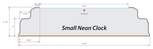 U.S. Marines Neon Clock - Beach Style - Wall Clocks - by Holland Bar ...