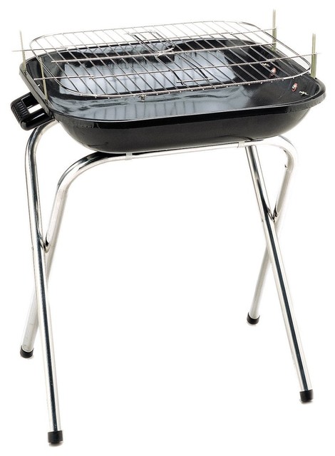 22" Square Folding Brazier Grill - Contemporary - Outdoor Grills - by ...