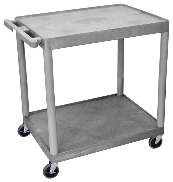 Luxor 2-Shelf Utility Cart - Contemporary - Utility Carts - by ...
