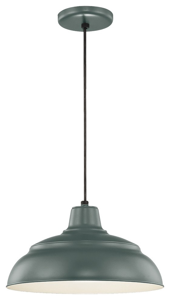 R Series Collection 14" Corded RLM Pendant - Farmhouse - Pendant ...