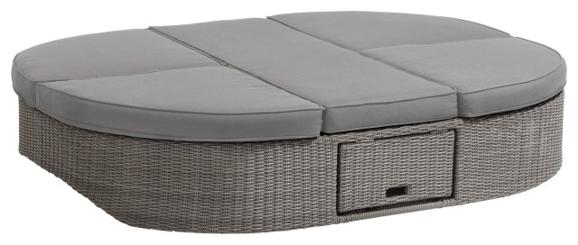 OVE Decors Sandra Swivel Outdoor Daybed - Tropical - Outdoor Lounge ...