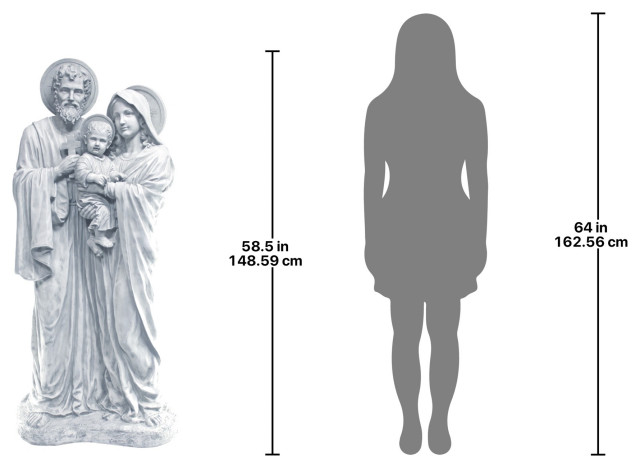 Estate Holy Family Statue - Victorian - Garden Statues And Yard Art ...