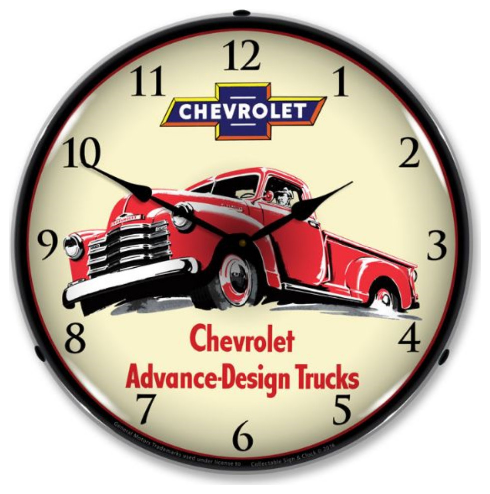 GM1701715 1953 Chevrolet Truck Clock - Midcentury - Wall Clocks - by ...