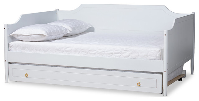 Lachlan Classic Farmhouse Wood Full Daybed - Midcentury - Daybeds - by ...