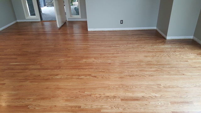 Red Oak Wood Flooring - NutMeg DuraSeal Stain - Boise - by A-Max Hardwood