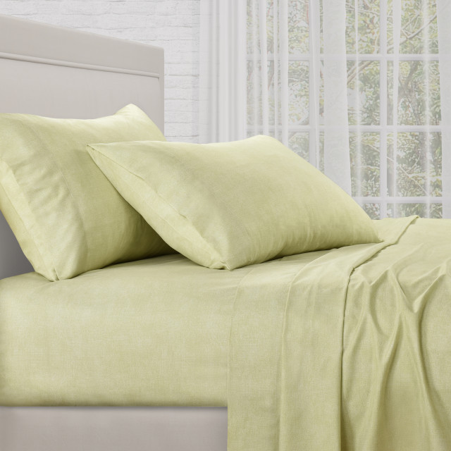 Five Queens Court Rooney Queen 4Pc. Sheet Set - Transitional - Sheet ...