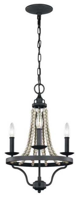 Murray Feiss F3188/3DWZ/DWG Nori 3, Light Chandelier - Transitional ...
