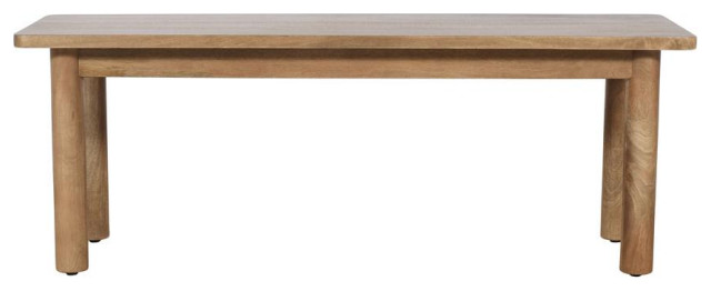 50 Rustic Solid Wood Dining Bench - Transitional - Dining Benches - by ...