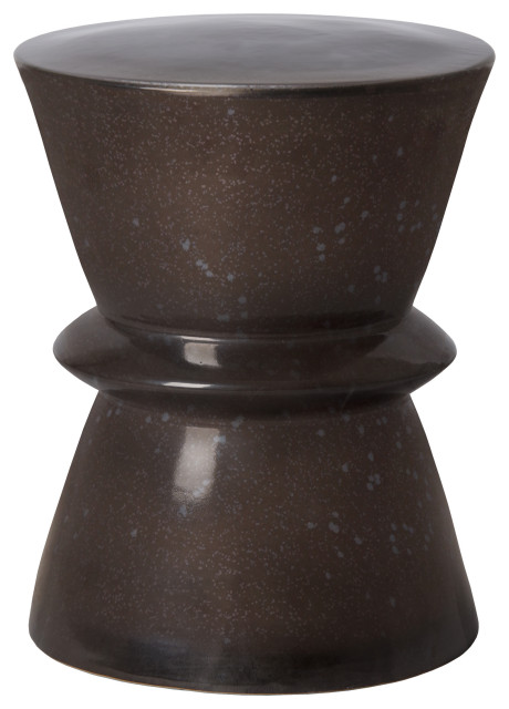 Gun Metal Zip Garden Stool - Contemporary - Accent And Garden Stools ...