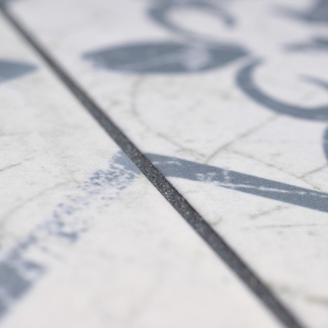 Atlantic Ceramic Floor and Wall Tile, Azul, Sample - Contemporary ...