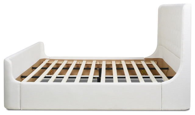 Brooks Contemporary Tufted Shelter Platform Bed, King - Transitional ...
