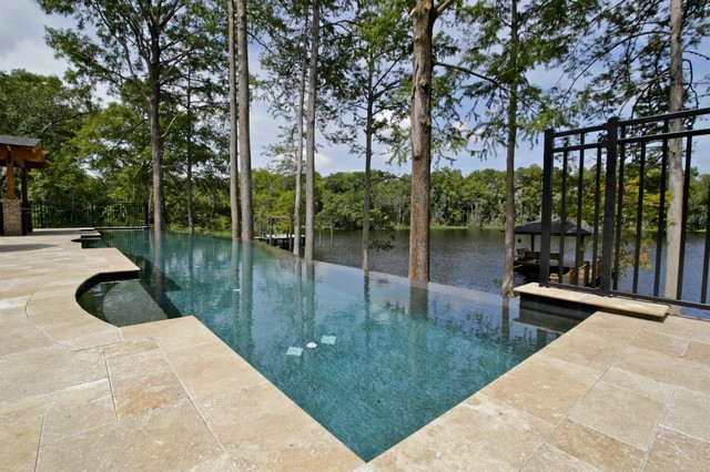 Pebble Finishes | SunStone Pearl "Black Pearl" - Traditional - Pool ...