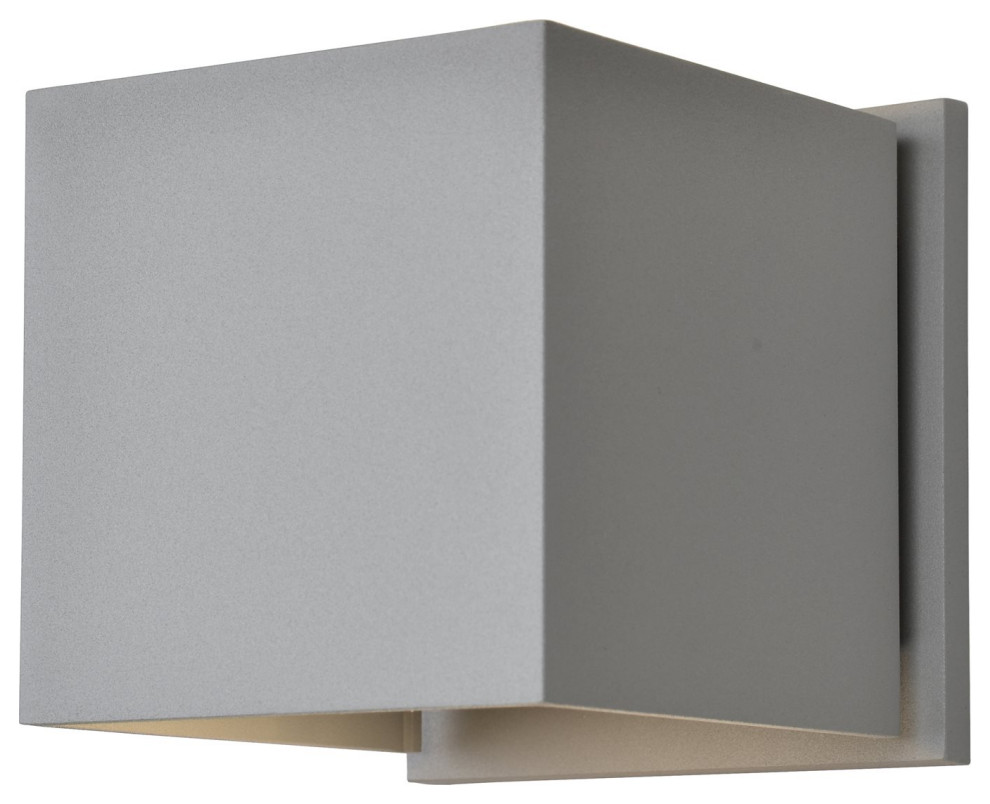 Access Square Bi-Directional Outdoor LED Wall Mount 20399LEDMG-SAT ...