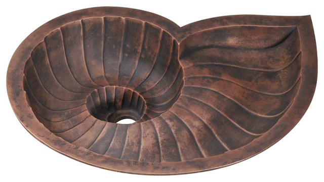 Nautilus Shell Contemporary Bathroom Sink - Contemporary - Bathroom ...