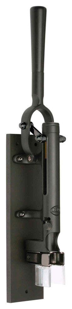 BOJ Professional Wall Mounted Corkscrew with Wood Backing, Black ...