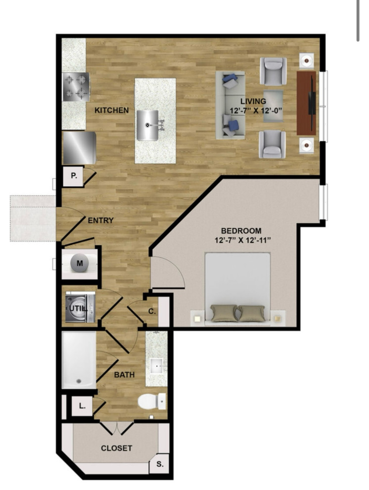 Layout Ideas for a Trapezoid-shaped Room | Houzz Forum