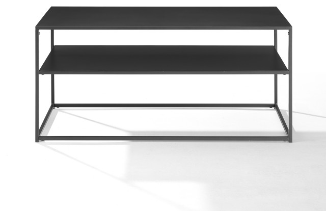 Braxton Coffee Table Matte Black - Industrial - Coffee Tables - by ...