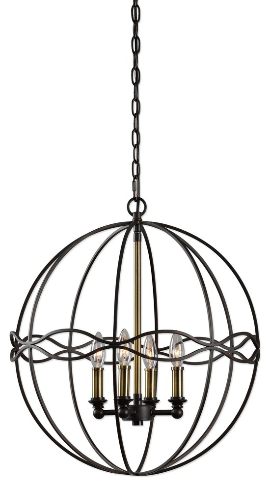 Uttermost Onduler, 4Lt Pendant - Contemporary - Pendant Lighting - by ...