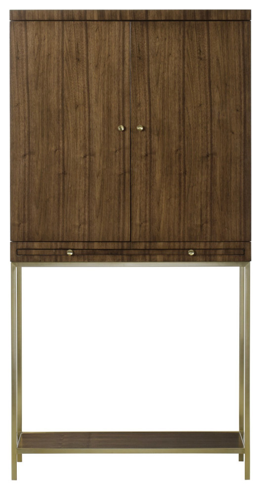Peter Bar Cabinet With Light - Contemporary - Wine And Bar Cabinets ...