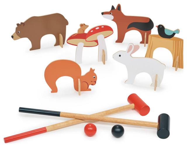 Woodland Indoor Croquet Set - Contemporary - Kids Toys And Games - by ...