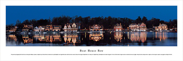 Boat House Row - Contemporary - Prints And Posters - by Blakeway ...