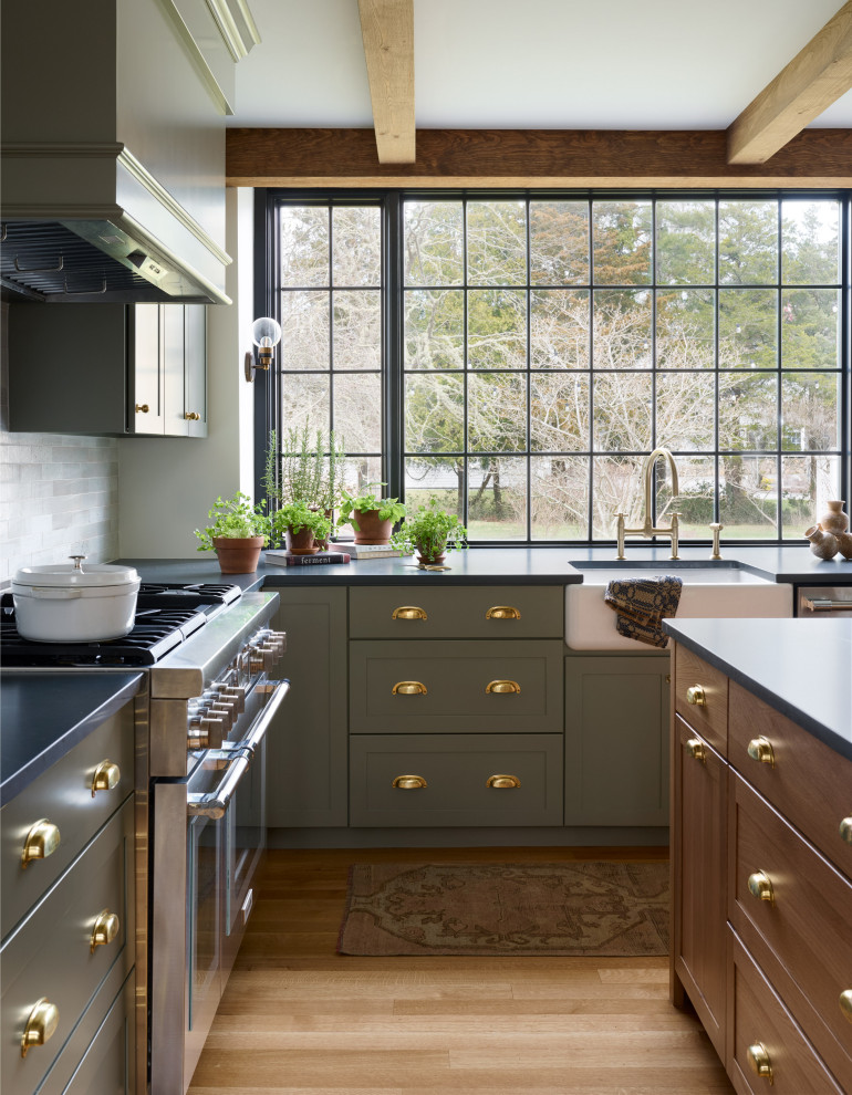 Marion Seaside Colonial - Transitional - Kitchen - Boston - by Beige ...