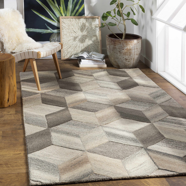 Yalesville, 10' Square - Contemporary - Area Rugs - by Hauteloom | Houzz