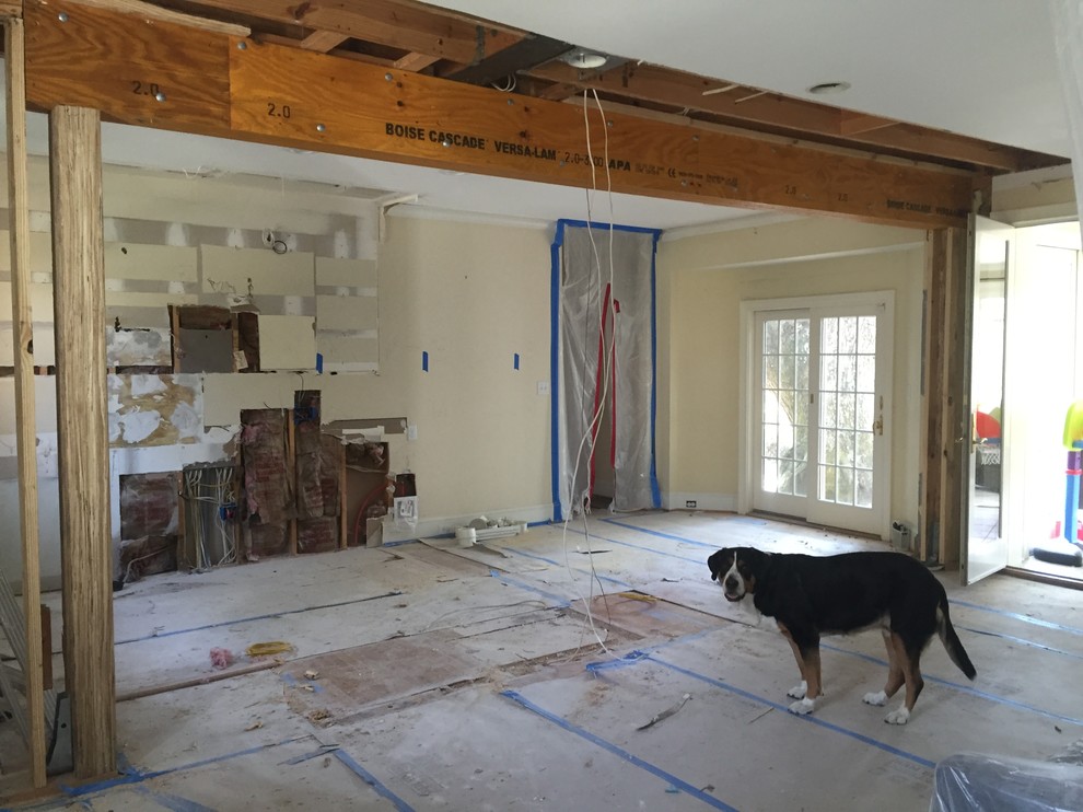 Help! Wrap beam in reclaimed wood or trim it out?