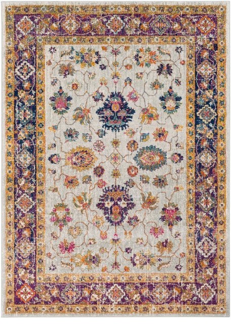 Machine Woven Harput Area Rug HAP-1006, 2'x3' - Mediterranean - Area ...