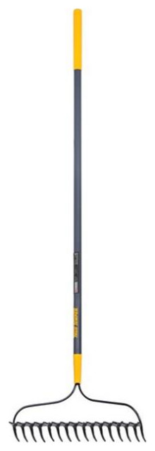 AMES-True Temper 28253100 16T Double Bow Rake with 57 in. Fiberglass ...